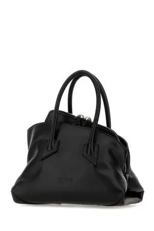 Attico Leather Mini La Passeggiata Handbag - Black