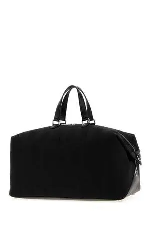 Fendi Black Canvas Lui 48 Travel Bag