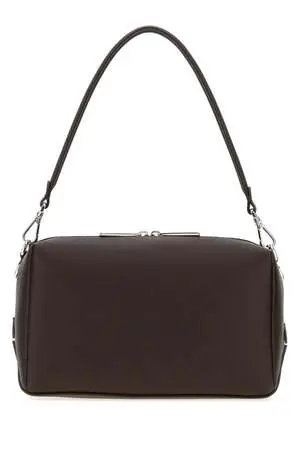 Fendi Dark Leather Lui Medium Shoulder Bag - Brown