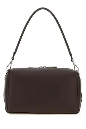 Fendi Dark Leather Lui Medium Shoulder Bag - Brown