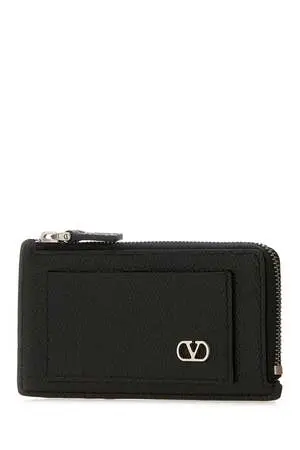 Valentino Garavani Leather Card Holder