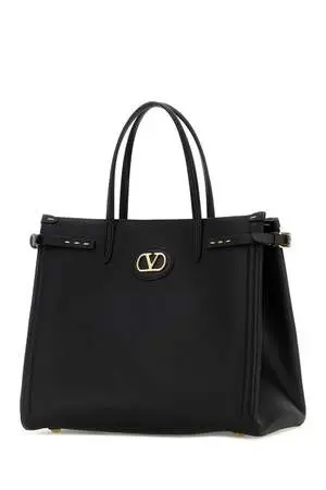 Valentino Garavani Vlogo Shopping Bag - Black