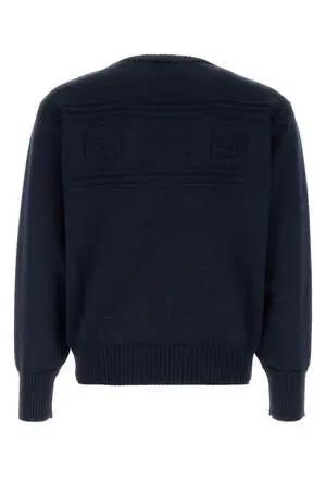 Alexander McQueen Navy Wool Sweater