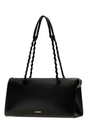 JIL SANDER Leather Tangle Tent Shoulder Bag