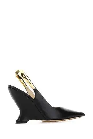 Bottega Veneta Wedge Heel Slingback Pumps - Multicolor
