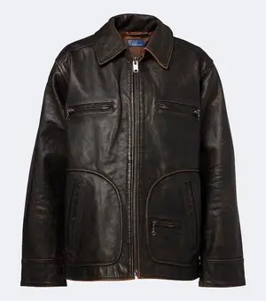 Polo Ralph Lauren Oversized Leather Jacket