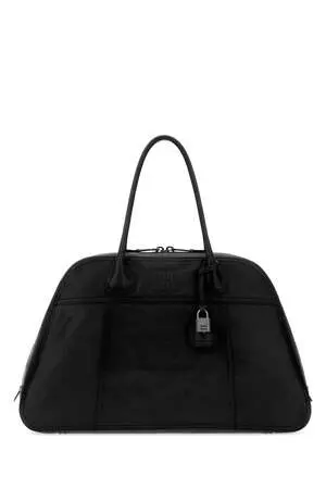 Miu Miu Leather Vivant Shopping Bag - Black