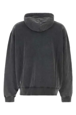 Balenciaga Dark Grey Cotton Oversize Sweatshirt