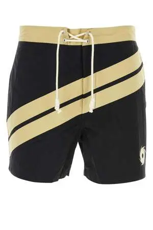 Palm Angels Two-tone Nylon Swimming Shorts - Multicolor