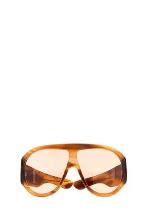 Bottega Veneta Acetate Scudo Sunglasses - Multicolor
