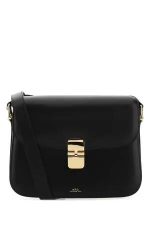 A.p.c. Leather Grace Crossbody Bag - Black