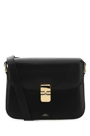 A.p.c. Leather Grace Cross Body Bag - Black