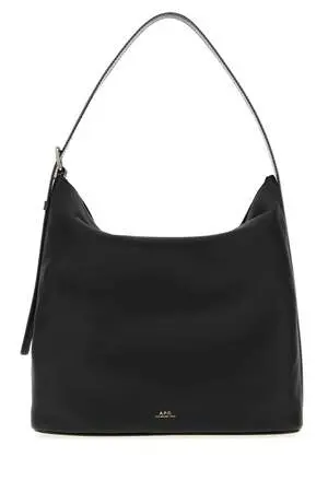 A.p.c. Leather Vera Shoulder Bag - Black