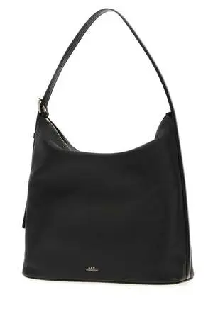 A.p.c. Leather Vera Shoulder Bag - Black