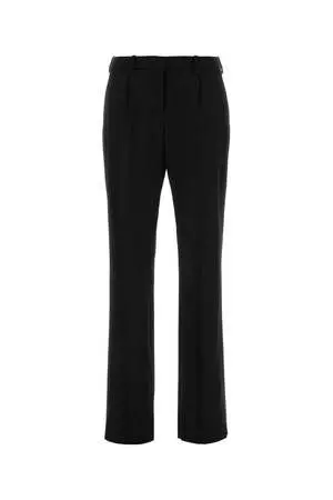 Balenciaga Stretch Wool Pant - Black