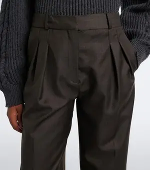 Loulou De Saison Sbiru Lds Pleated Virgin Wool Pants