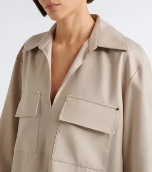 Agnona Embellished Wool Shirt