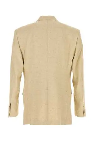 Dolce & Gabbana Sand Tweed Blazer