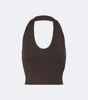 NORBA Harper Halterneck Top - Brown