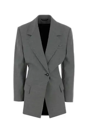 Attico The Attico Women Two Stretch Wool Blend Blazer Multicolor