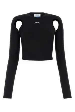 Off-White Stretch Nylon Top