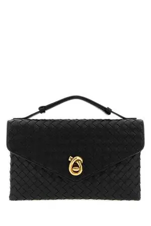 Bottega Veneta Knot Lock Handbag - Black