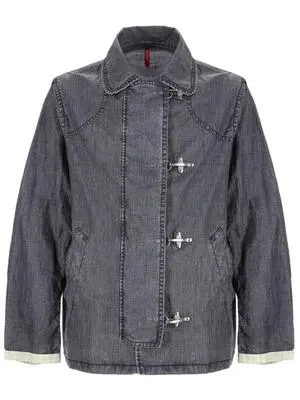 FAY 4 Hooks Jacket - Blue