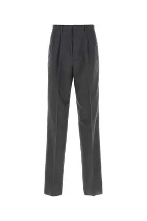 JIL SANDER Graphite Wool Pant - Gray