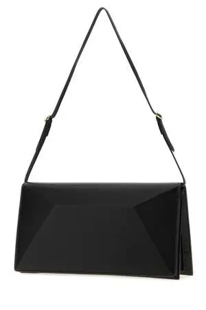 JIL SANDER Leather Medium File Shoulder Bag