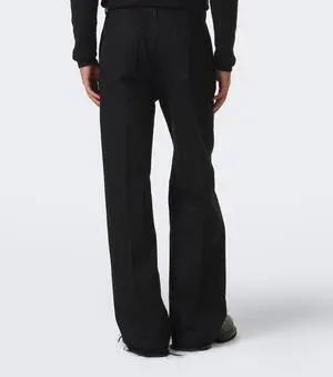 Rick Owens Geth Distressed Wide-leg Jeans