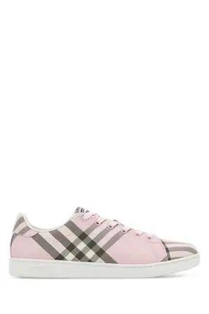 Burberry Embroidered Canvas Sneakers - Multicolor