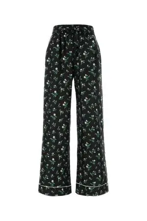 Dolce & Gabbana Printed Satin Pant - Multicolor
