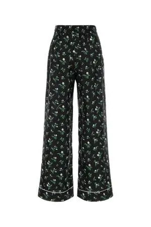 Dolce & Gabbana Printed Satin Pant