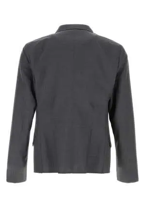 JIL SANDER Dark Grey Wool Blazer