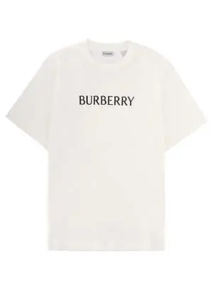 Burberry Burberry Men Logo T-Shirt Cream