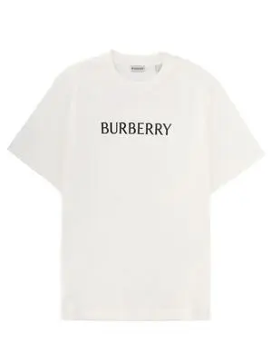 Burberry Burberry Men Logo T-Shirt Cream