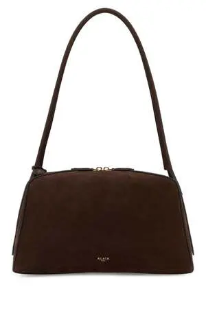 Alaïa Leather Fonce Shoulder Bag - Brown