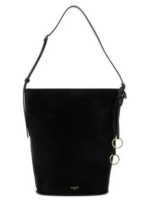 Alaïa Suede Bucket Bag - Black