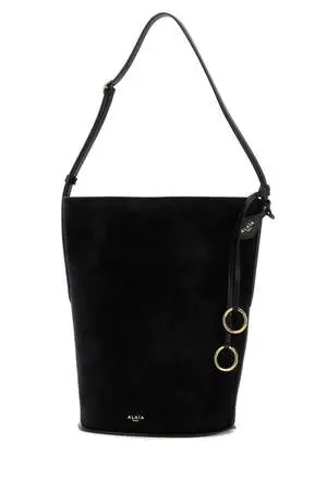 Alaïa Suede Bucket Bag - Black
