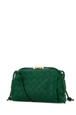 Bottega Veneta Leather Cross-body Bag - Green