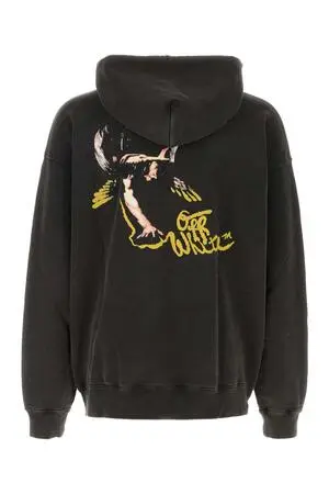 Off-White Slate Cotton Sweatshirt
