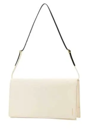 JIL SANDER Leather Medium File Shoulder Bag