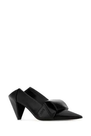 Loewe Leather Origami Mules - Black