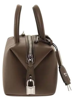 Max Mara Small Leather Satchel - Brown