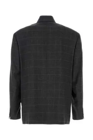 Balenciaga Embroidered Wool Blazer