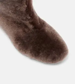 Gabriela Hearst Tina Shearling Mid-calf Boots