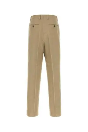 FERRAGAMO Cappuccino Cotton Blend Pant