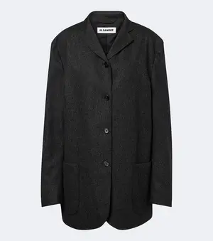 JIL SANDER Wool Flannel Jacket