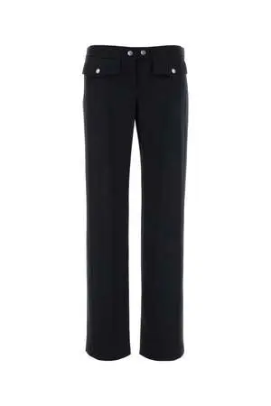 Alexander McQueen Navy Wool Pant