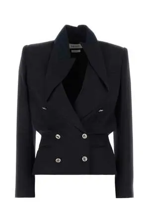 Alexander McQueen Wool Blazer - Blue